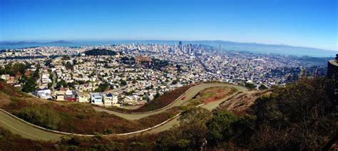 San Francisco Twin Peaks Map San Francisco Landmarks From Twin Peaks