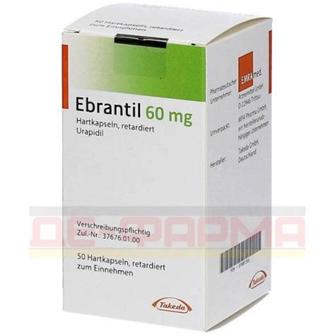 Ебрантил купити за низькою ціною в Україні Ebrantil Урапідил