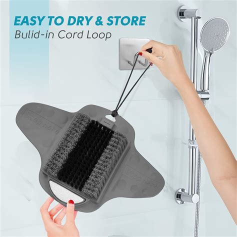Shower Foot Scrubber With Pumice Stone Foot Clean Smooth Exfoliate