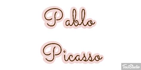 Pablo Picasso Celebrity Animated  Logo Designs