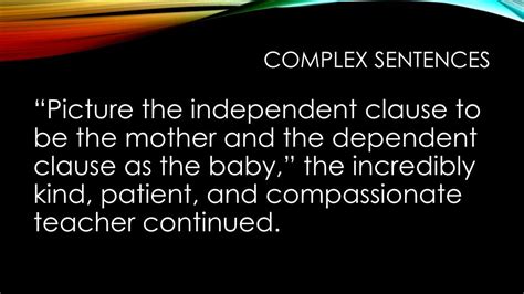 Ppt Complex Sentences Powerpoint Presentation Free Download Id2027583