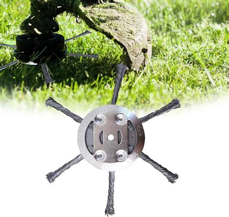 2025 New Steel Wire Grass Trimmer Head Upgrade 6 Inches Universal