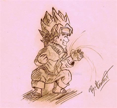 Naruto Goku Mixed Art By Mattbiten On Deviantart