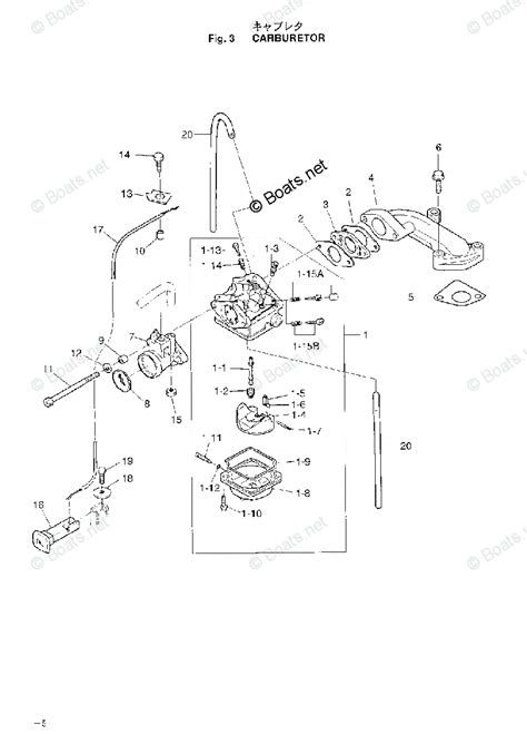 Tohatsu Outboard 2008 Oem Parts Diagram For Carburetor