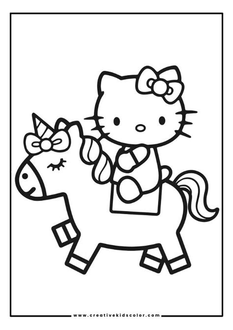 Unicorn Head Hello Kitty Coloring Page Unicorn Coloring Unicorn Soccer