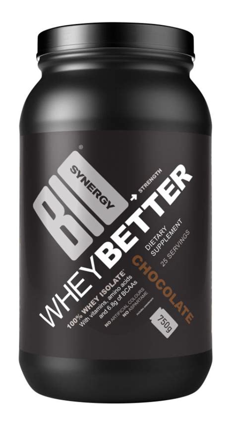 Bio Synergy Whey Better® 100 Izolat Sirotke Okus čokolade 750g