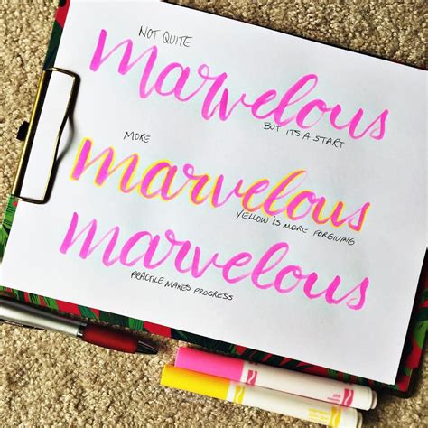 Progress Lettering Challenge Lettering Hand Lettering