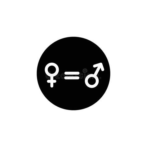 Gender Equality Icon Web Design In Vector Stock Vector Illustration