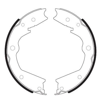 Brake Shoe Sb Bs28006