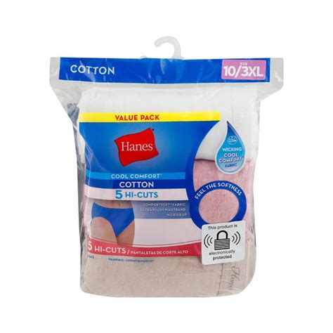 Buy Hanes Womens Hi Cuts Underwear Size 10 5 Pack From Dollar General Instore