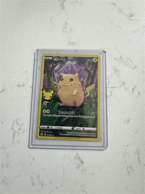 Picked Up This Thicc Full Art Pikachu At The Lcs Today Rpokemontcg