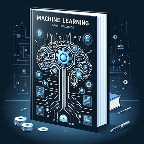 Premium Photo Machine Learning Book Cover With Icons