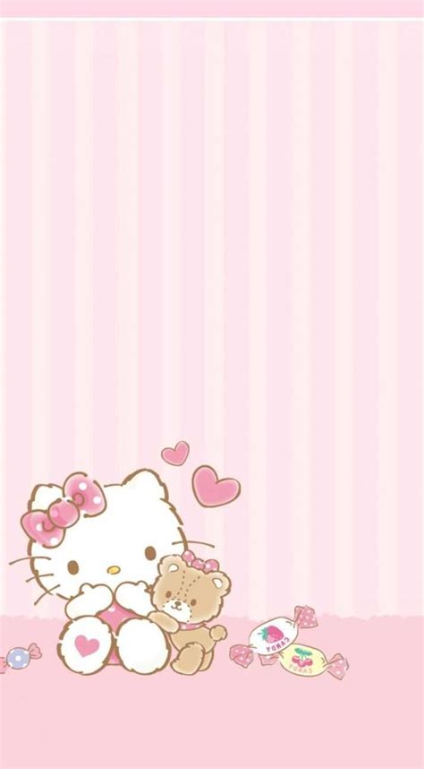 Roze Hello Kitty Achtergronden