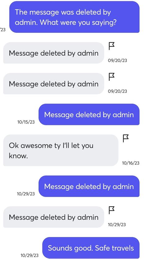 Why Were All The Messages Deleted By Admin Rmercari