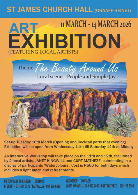 Art Exhibition And Interactive Workshop Graaff Reinet Tourism