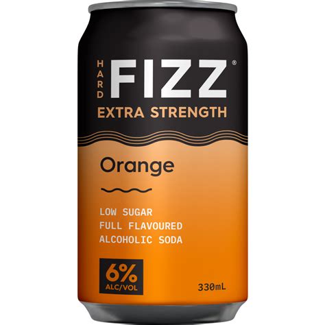 Hard Fizz Extra Strength Orange 330ml
