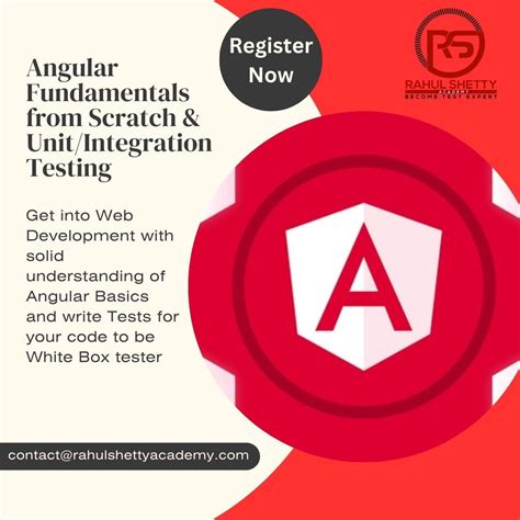 ‏webdevelopment Testing Integration Scratch Fundamental Angular