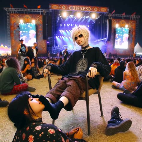 Emo Mail And His Female Footslave By Rihan21 On Deviantart
