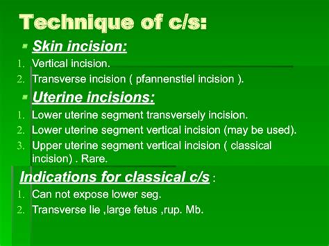 Obstetric Procedures
