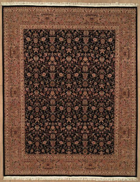 Shalom Brothers Yazd Gs 20 32 Black Rug Black Rug Gorgeous Rug Hand