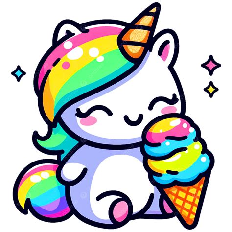 How To Draw Cute Unicorn Ice Cream