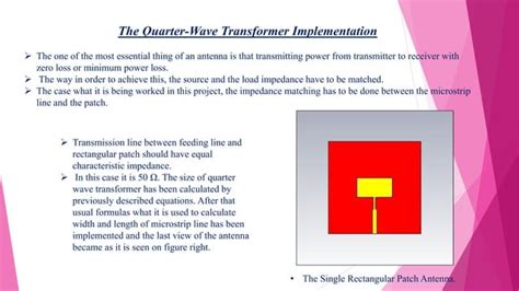 Desing Of A Rectangular Patch Antenna Pdf Physics Science