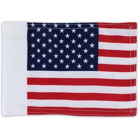 Watsy American Usa Golf Flag 8x6 Inch For Flagstick Double Sided Mini Putting Green Flags For