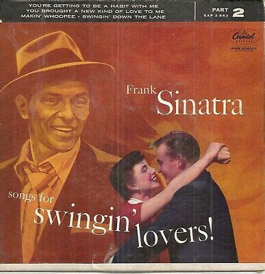 Frank Sinatra Songs For Swingin Lovers 45 Rpm Vinyl Record Capitol Eap