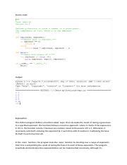 Python Program: Recursive Exponentiation Function Explained | Course Hero