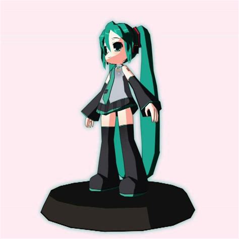 Vocaloid Hatsune Miku 3d Model Anime Maya 3d Model Youtube