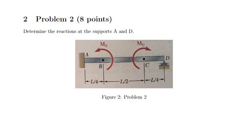Solved Problem Points Determine The Reactions At The Chegg