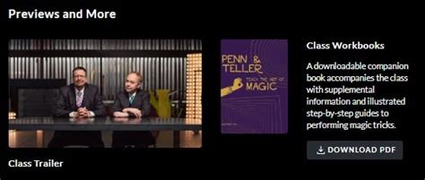 Masterclass Penn And Tellers The Art Of Magic Lesson Online Review Cmuse