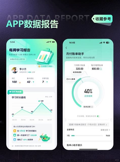 Ui设计 App数据报告页面设计1ui设计探索者来自小红书网页版