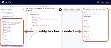 Vendia Schema Evolution