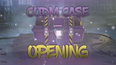 Codm Case Opening New Gun Youtube