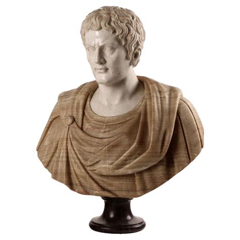 Commodus Roman Emperor Marble Bust Sculpture 20th Century For Sale At