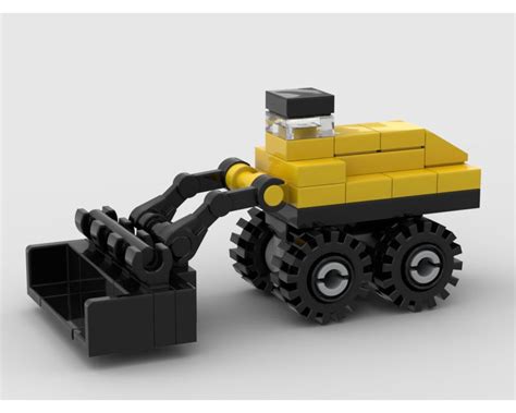 Lego Moc Mini Wheel Loader By Boerde Bricker Rebrickable Build With
