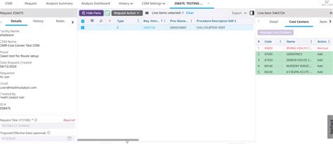 Cost Center Assignment