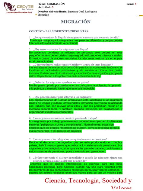 Actividad 5 Emerson Gael Rodriguez Bernaldo 5ae Pdf Sociedad