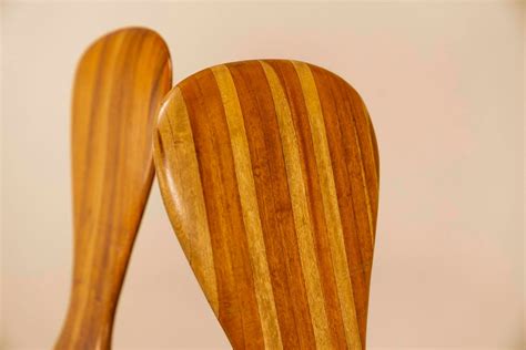 Polyte Solet La Sterne Dining Chairs In Lingue Wood France 2000s