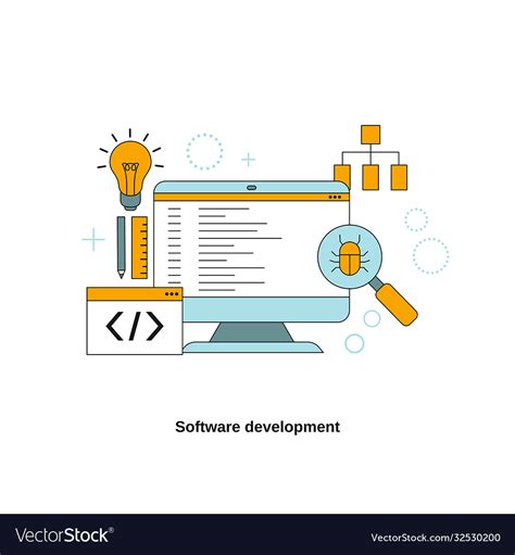 Software Development Concept Royalty Free Vector Image