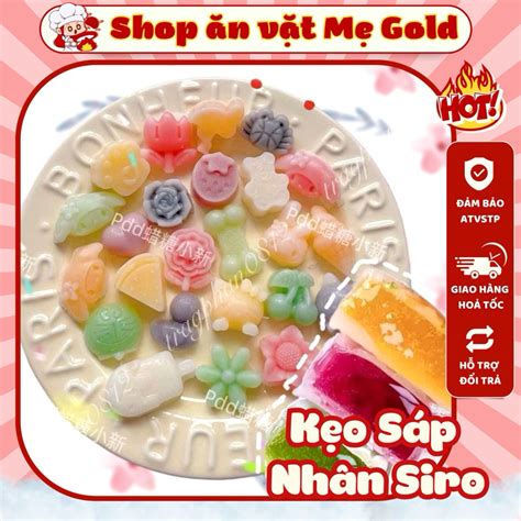 Wax Candy Filled With Syrup Mixed With Cute Shapes Wax Candy Filled With Melted Filling