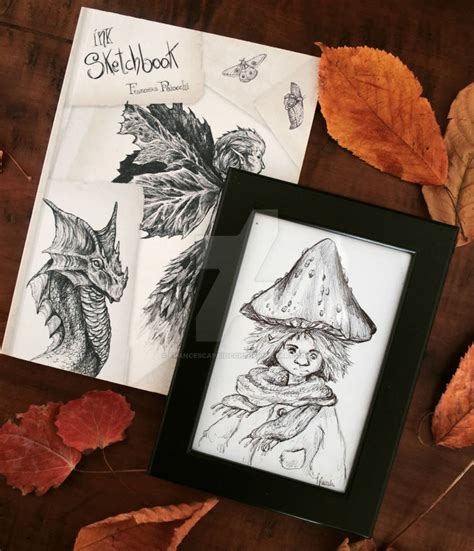 Ink Sketchbook Mushroom Pixie By Francescapaiocchi On Deviantart