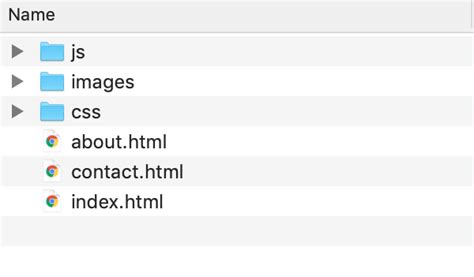 Files And Folders Web Development