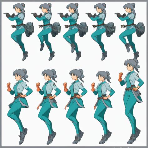 2d Shooting Game Sprite Sheet Prompts Stable Diffusion Online