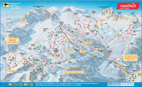 Nassfeld Hermagor Piste Map Trails And Marked Ski Runs Sno