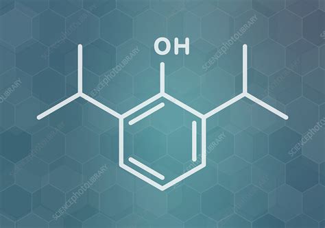 Propofol Anesthetic Drug Molecular Model Stock Image F0252969 Science Photo Library