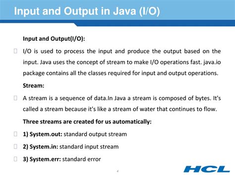 Ppt Comprehensive Java Inputoutput Guide Powerpoint Presentation