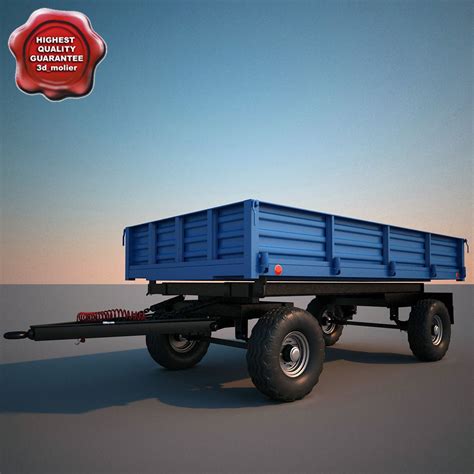 Big Tex Utility Trailer 3d Model 79 3ds Blend C4d Fbx Max Ma Lxo Obj Free3d