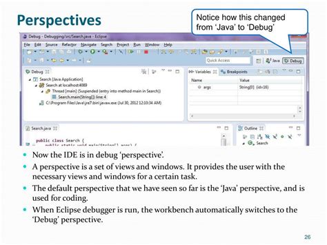 Ppt Eclipse Ide Tutorial For Java Powerpoint Presentation Free Download Id5318846